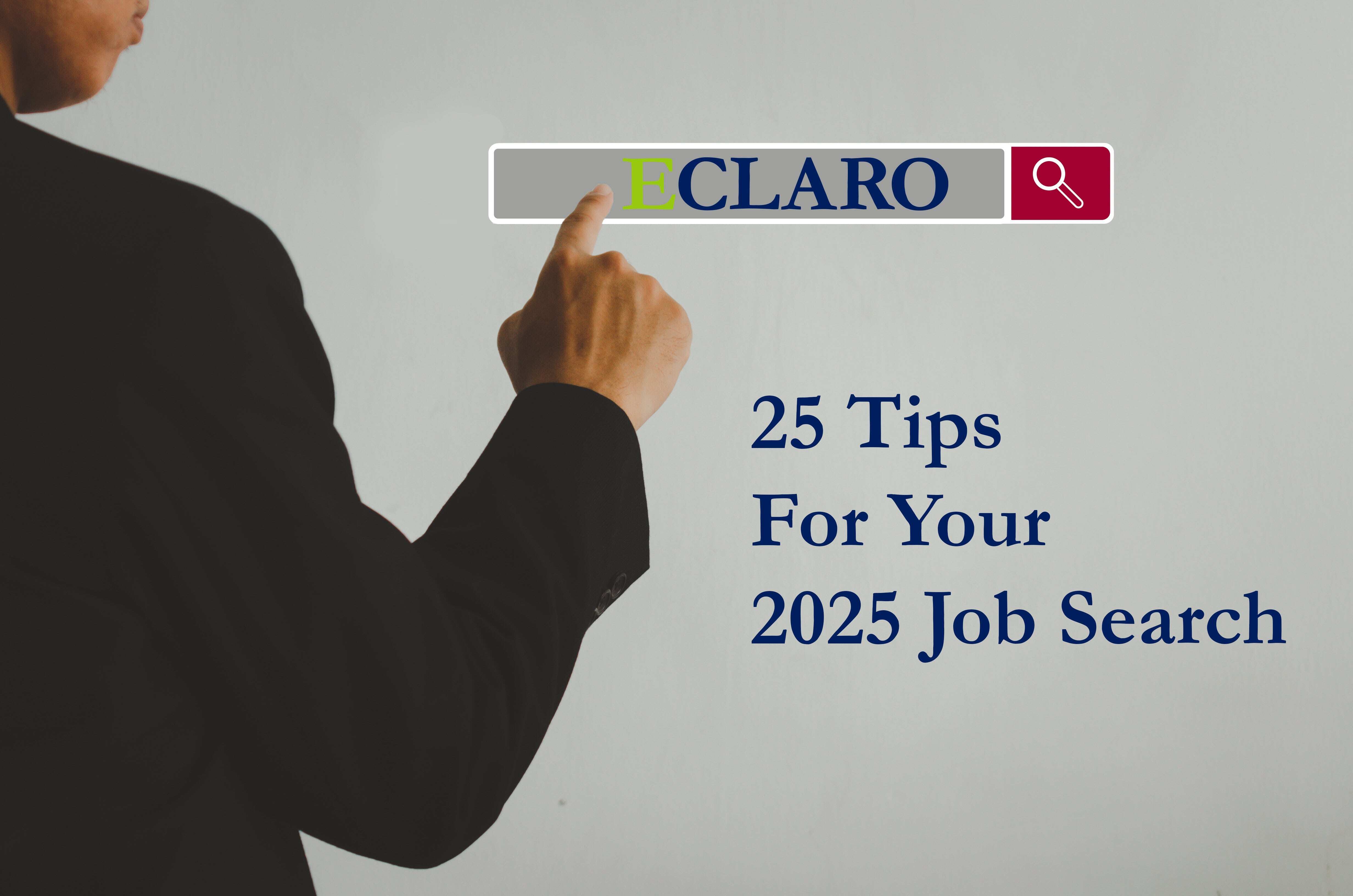 25 Job Seeker Tips to Kick Off 2025 | ECLARO